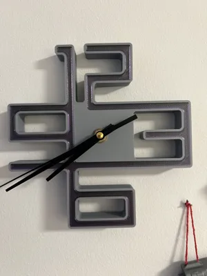 Modern Design Clock - BambuLab Clock Kit 011 by Sanja 3D MakerWorld ...
