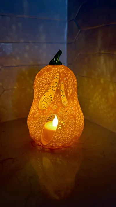 Spooked Halloween Jack o’lantern by NUKDDD MakerWorld: Download Free 3D Models