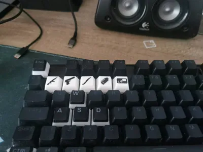 Counter Strike Keyboard Keycaps - MMU - Free 3D Print Model - MakerWorld