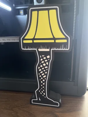 Leg Lamp - A Christmas Story - Light Box by AdditiveAmerica - MakerWorld