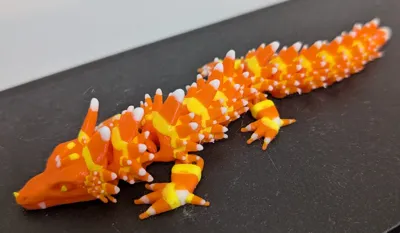 Candy Corn Dragon Halloween by Meyerhouse MakerWorld: Download Free 3D ...