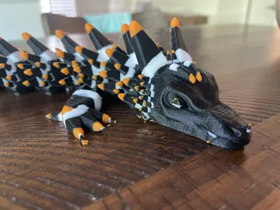 Candy Corn Dragon Halloween by Meyerhouse MakerWorld: Download Free 3D ...