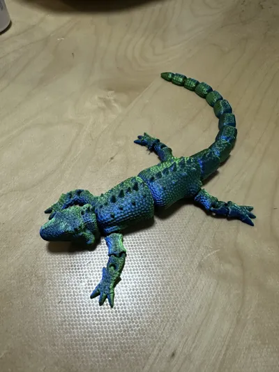 Articulated iguana lizard by Maty505 - MakerWorld