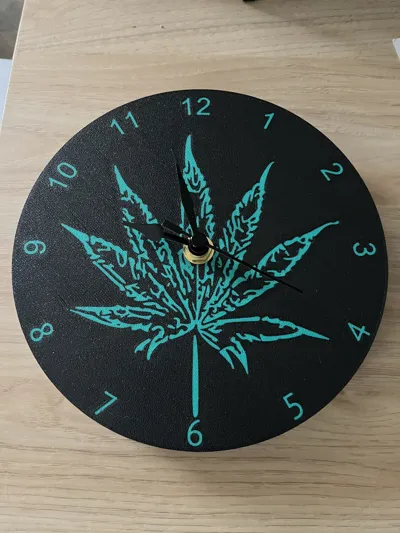 Weed Clock by Dark O.Jones MakerWorld: Download Free 3D Models