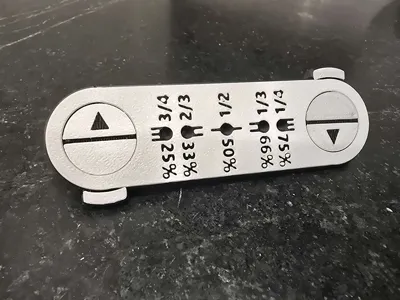 Fractional Center Finder - Free 3D Print Model - MakerWorld