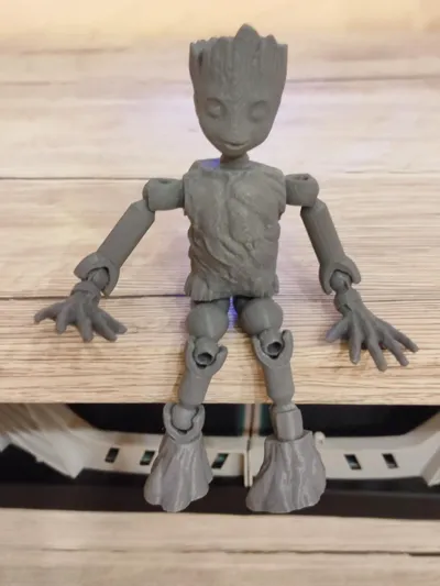 Articulated Groot Remixed by Precision 3-D MakerWorld: Download Free 3D ...