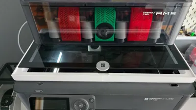 AMS AirFlow Slim Riser / Slider P1P P1S X1C by Sanja 3D - MakerWorld