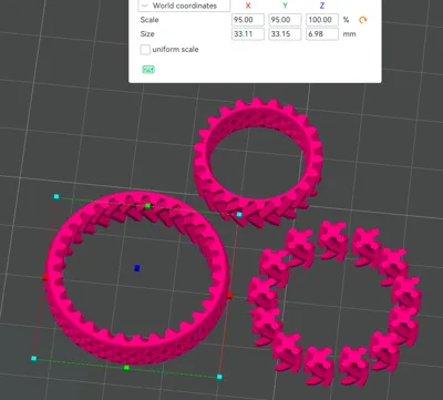 fidget gear ring with inside knurling by DrJones MakerWorld: Download Free 3D Models
