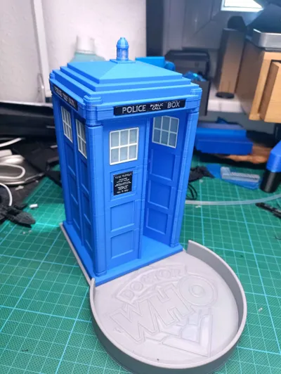 TARDIS Dice Tower "Enhanced" (2023 Tardis) - Free 3D Print Model ...