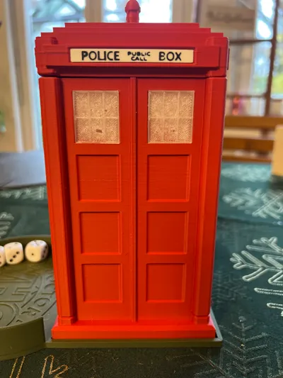 TARDIS Dice Tower "Enhanced" (2023 Tardis) by NeoRame MakerWorld ...