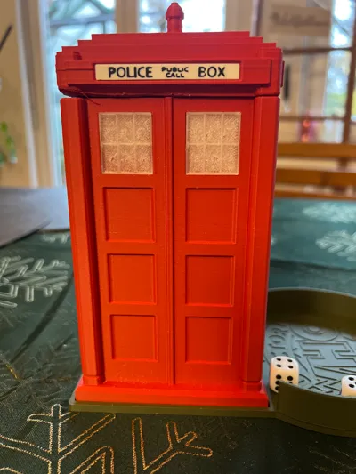TARDIS Dice Tower "Enhanced" (2023 Tardis) by NeoRame MakerWorld ...
