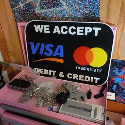 We Accept Credit & Debit Sign by cooopertrinh - MakerWorld
