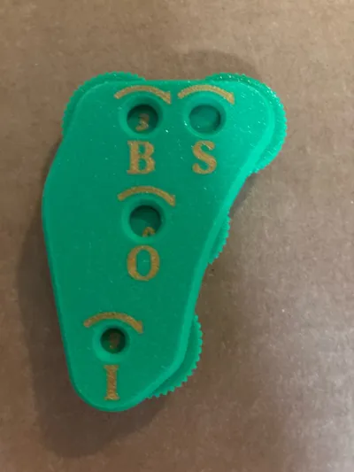 4 Wheel Umpire Clicker - Free 3D Print Model - MakerWorld