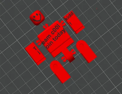 Articulated Roblox Figure - Free 3D Print Model - MakerWorld