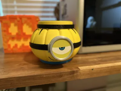 Light Up Minion Candy Bucket by Jerry Bower MakerWorld: Download Free ...