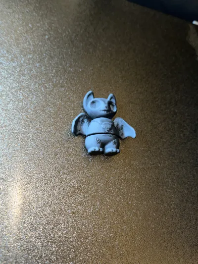 Flexible Cute Bat & Keychain - Print in Place by 3DeepDesigns ...