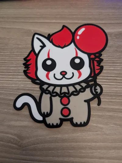 Pennywise Cat by eclien MakerWorld: Download Free 3D Models