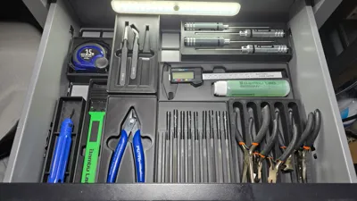 Gridfinity Small Wiha 8pc Holder by shanespfx - MakerWorld