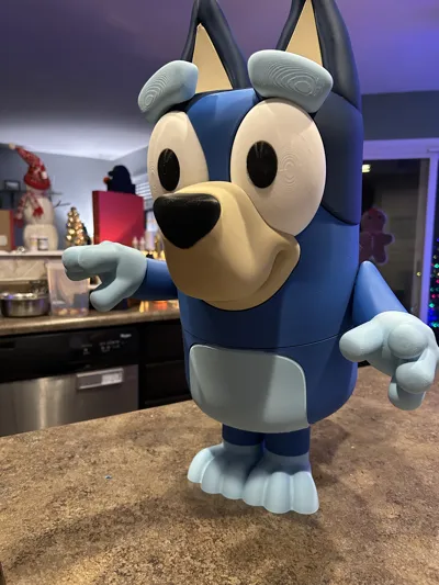 Bluey Articulated Puppet by Kza3D MakerWorld: Download Free 3D Models