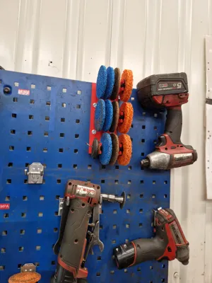 2" & 3" Locking sanding disc holder rack Mibro TR by Big Molz ...