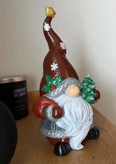 GNOME Man 3 chrismas by Twentse 3D Experience - MakerWorld