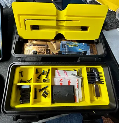 BAMBU LAB P1S X1C TOOLKIT ORGANIZER RUGGED BOX 2.0 by BorgoTechSpace ...