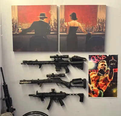 Gun/Rifle Wall mount - Free 3D Print Model - MakerWorld