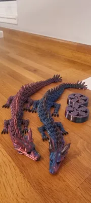 Improved Crystal Dragon - Free 3D Print Model - MakerWorld