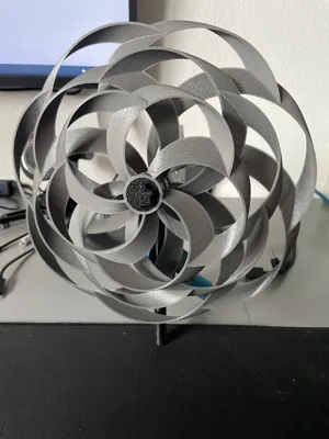 Toroidal Windmill 608 Bearing Mod Remixed by BamBam Design - MakerWorld