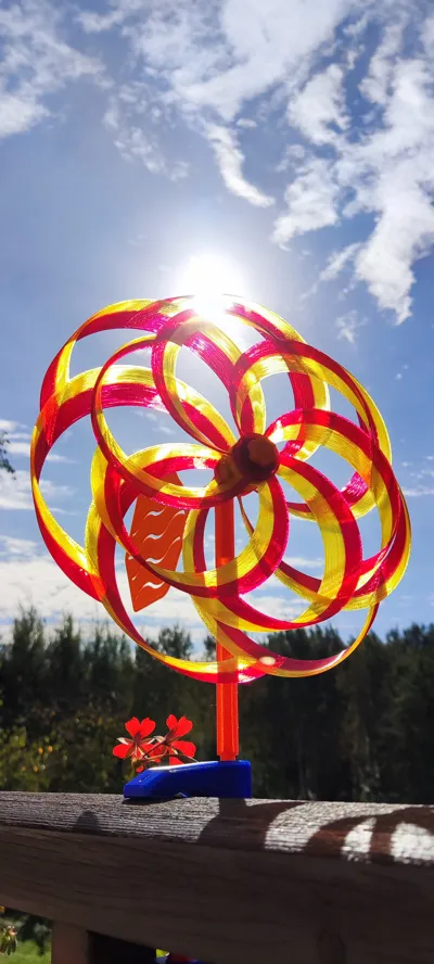 Toroidal Windmill 608 Bearing Mod Remixed by BamBam Design MakerWorld ...