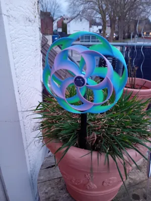 Toroidal Windmill 608 Bearing Mod Remixed by BamBam Design - MakerWorld