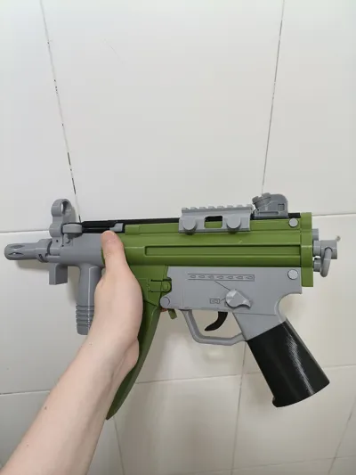 HK MP5K submachine gun toy(Source files provided) - Free 3D Print Model ...