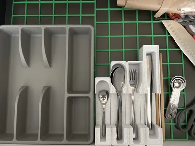 Gridfinity Kitchen Silverware Set by Cat Viper MakerWorld: Download ...