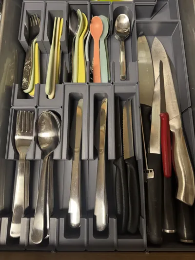 Gridfinity Kitchen Silverware Set by Cat Viper MakerWorld: Download ...