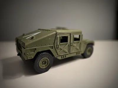 Humvee military truck- fully 3d printed model by mikolaj.mazik ...