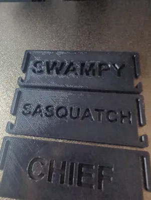 Molle Tags - Customizeable - 2 Sizes - Free 3D Print Model - MakerWorld