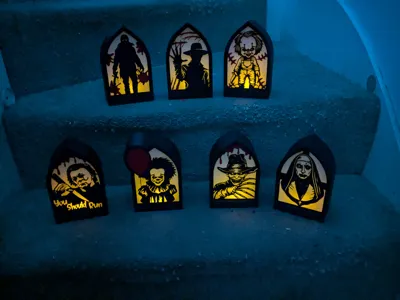 Horror Movie Villain Windows by tbosley02 MakerWorld: Download Free 3D ...