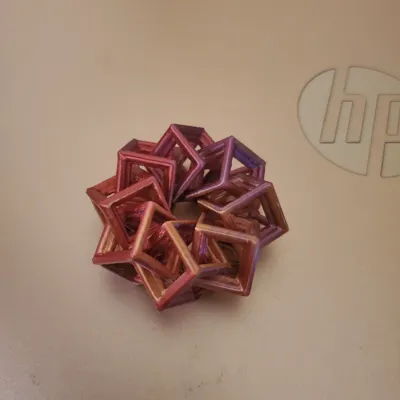 Thick cube loop fidget by Purple Pterodactyl MakerWorld: Download Free ...