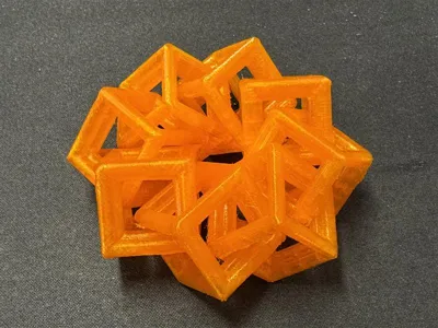 Thick cube loop fidget by Purple Pterodactyl MakerWorld: Download Free ...