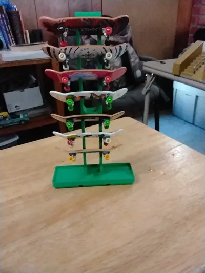 Tech Deck Stand (8) Gridfinity and Standalone Remixed by DiRubba - MakerWorld