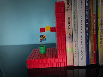 Super mario bookend by maker_f - MakerWorld