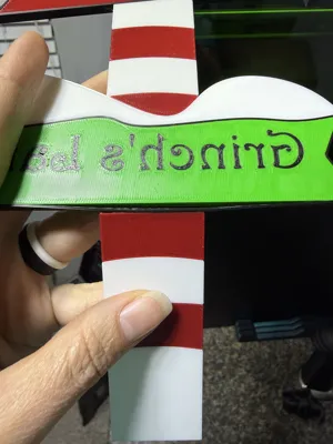 Grinch Sign & Mount Crumpit - Free 3D Print Model - MakerWorld