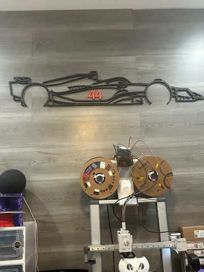 Formula 1 Wall Art - Free 3D Print Model - MakerWorld