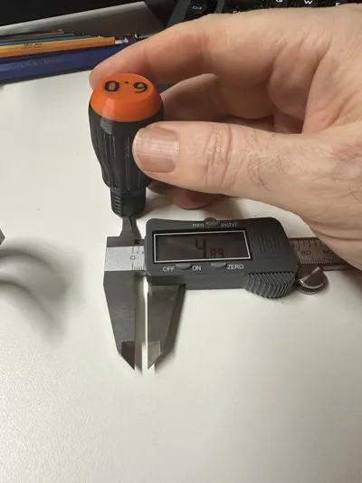 (Metric) Stubby Allen Key Handles (multicolor, print in place) Remixed ...