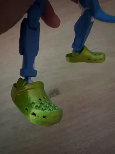 Dummy 13 Croc shoes Remixed by NEXTGEN MFG MakerWorld: Download Free 3D ...