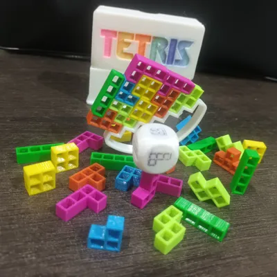Tetris Balance Mini - Travel Edition - Free 3D Print Model - MakerWorld