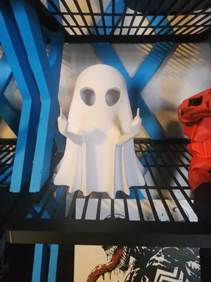 Middle Finger Ghost by 9527-9527 MakerWorld: Download Free 3D Models