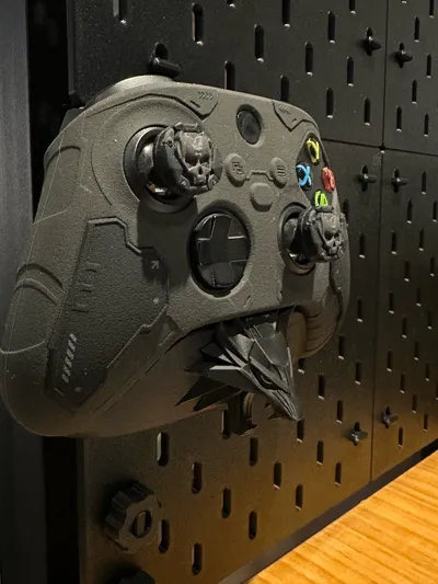 Xbox Controller Stand for IKEA SKÅDIS Pegboard - Free 3D Print Model ...