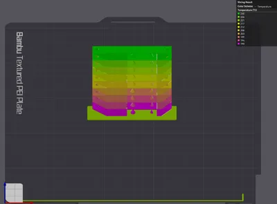 Bambu Lab P1S Temperature Tower PLA, PETG, ABS, TPU - Free 3D Print ...