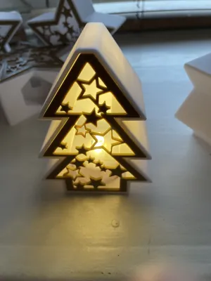 Christmas tree NO support print by Mick23 - MakerWorld
